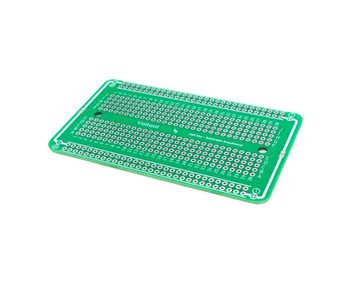 Voltaat Solder-able Breadboard - Half-Size