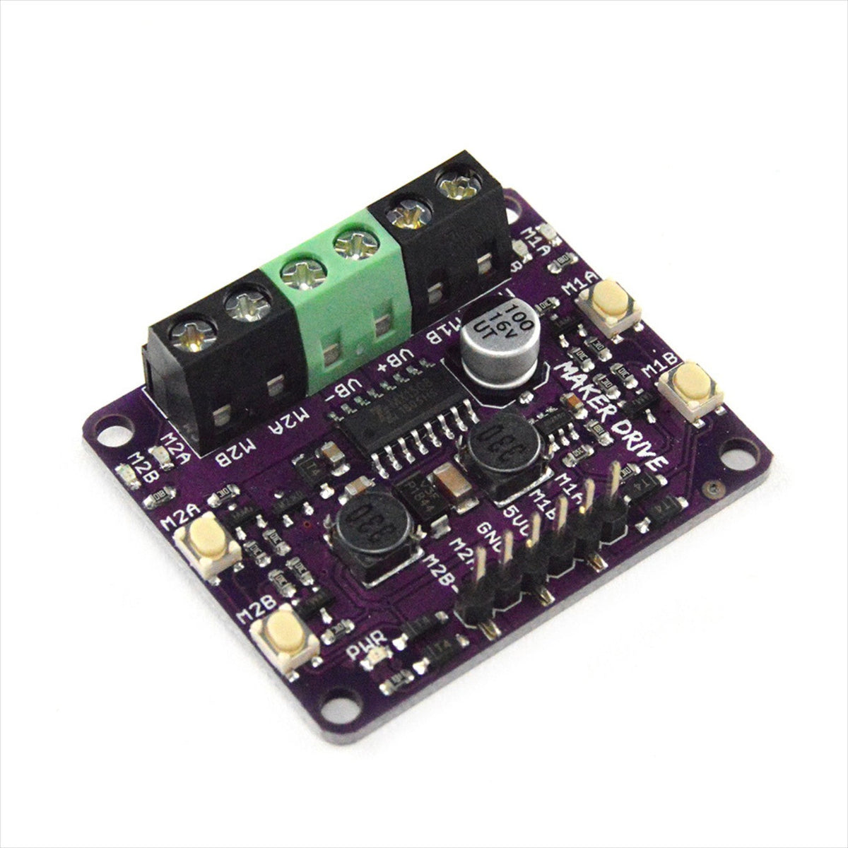 Maker Drive H-Bridge Motor Driver for Beginner – Voltaat