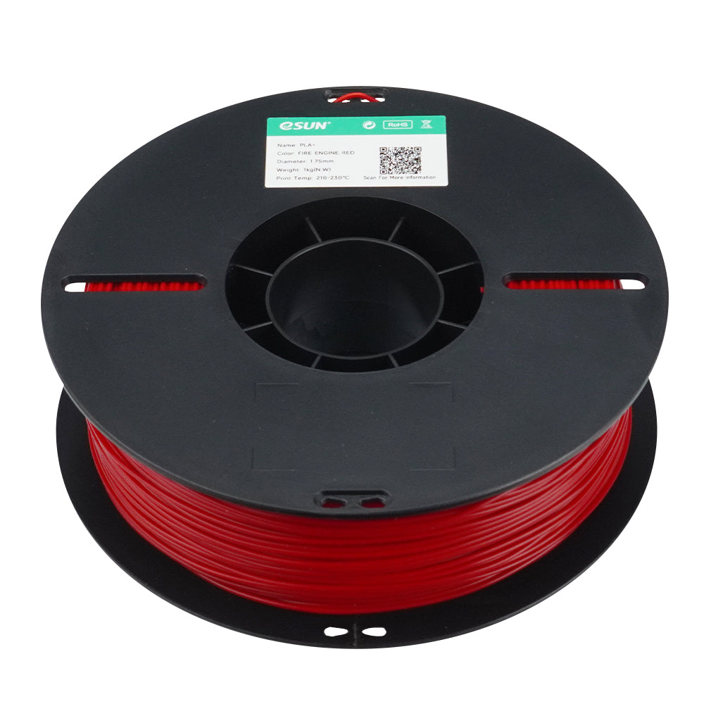 eSun Fire Engine Red PLA+ Filament - 1 KG - 1.75 mm – Voltaat