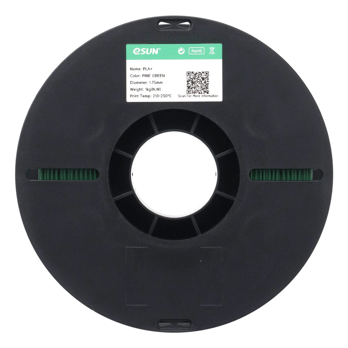 eSun Pine Green PLA+ Filament - 1 KG - 1.75 mm – Voltaat