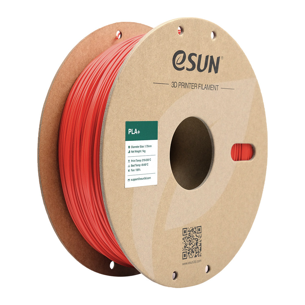 eSun Red PLA+ Filament - 1 KG - 1.75 mm – Voltaat