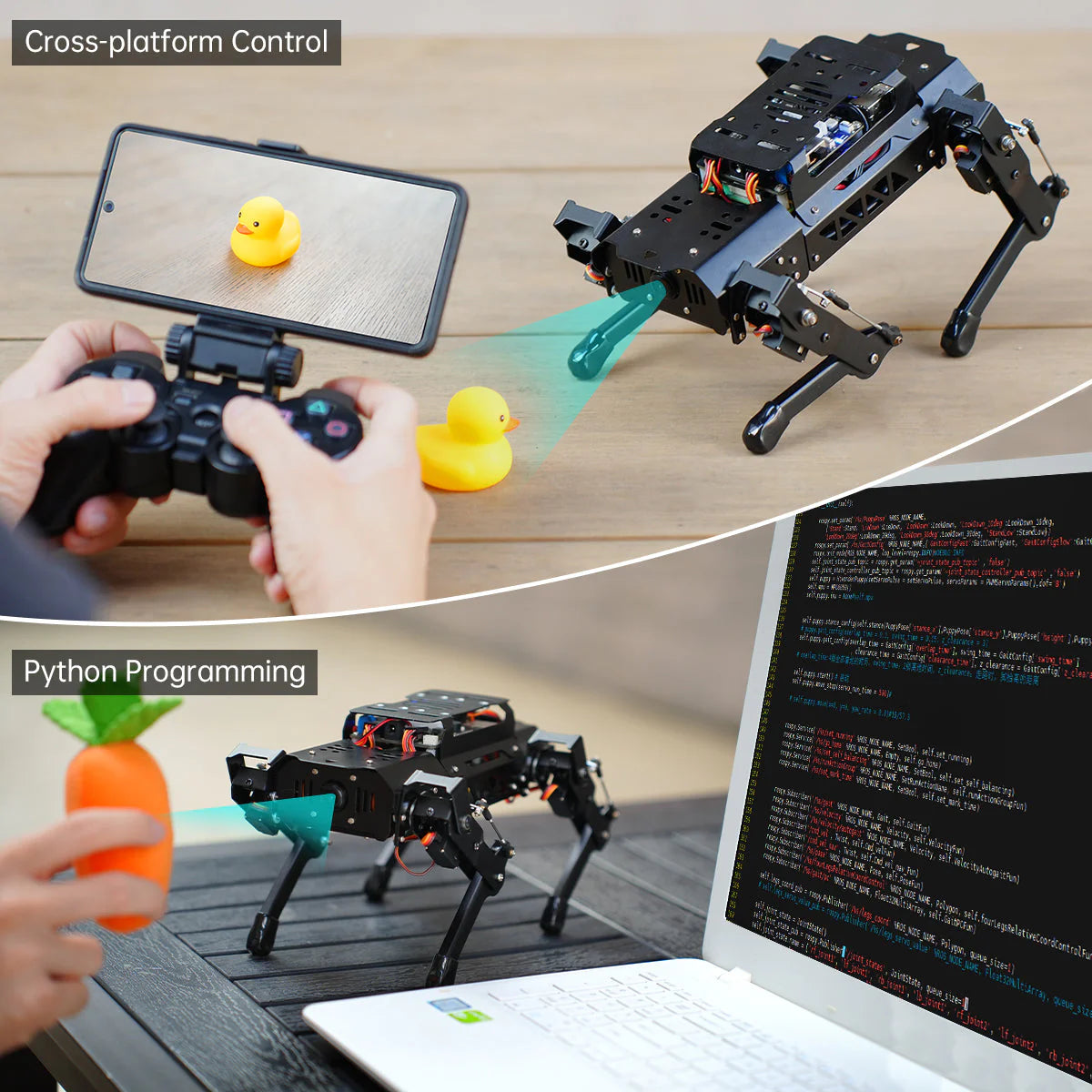 PuppyPi Robot Dog - Advanced Kit with Raspberry Pi 5 (4GB) – Voltaat