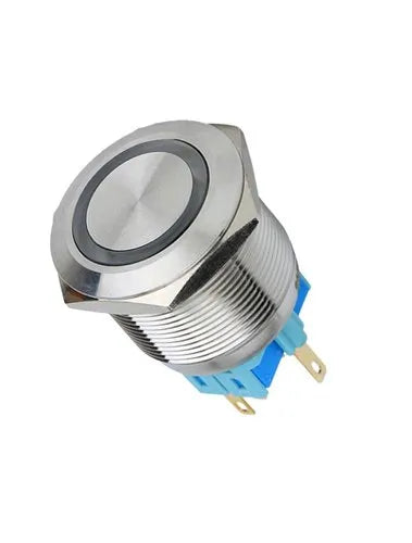 Momentary Metal Push Button with Light (12mm) – Voltaat
