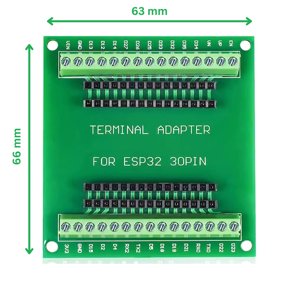 DOIT ESP32 DevKit Screw Terminal Expansion Board – Voltaat