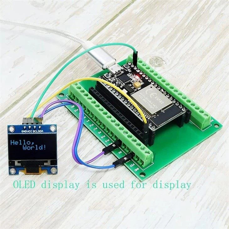 DOIT ESP32 DEVKIT Screw terminal expansion board – Voltaat