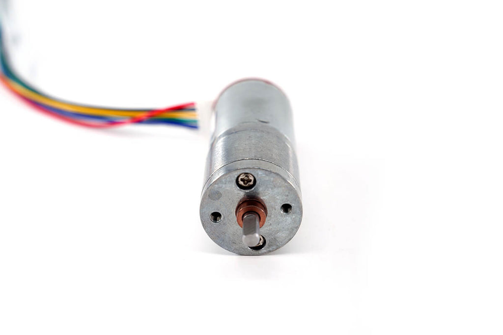 Geared Brushed DC Motor with Encoder (12V 130RPM) – Voltaat