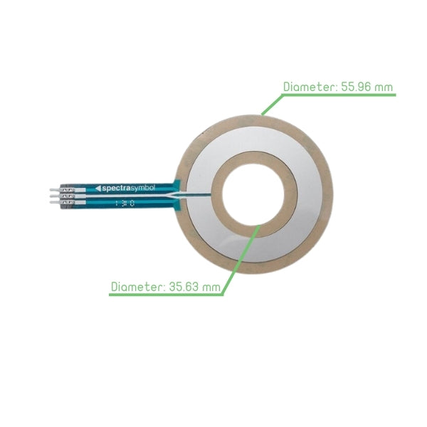 Circular Soft Potentiometer – 10K Ohm Donut Type – Voltaat