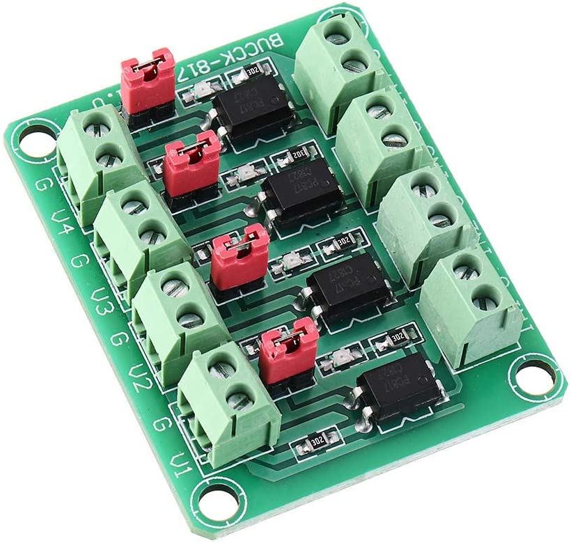 4 Channel Optocoupler Isolation Board – Voltaat