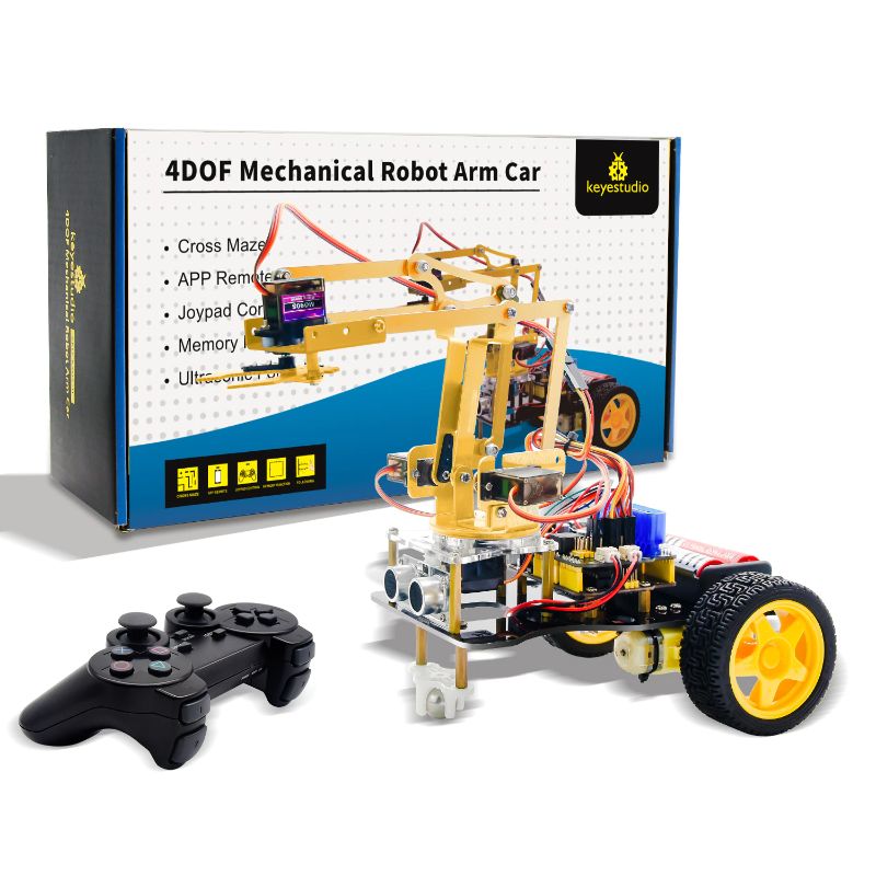 Arduino Mechanical Arm Car Kit – Voltaat