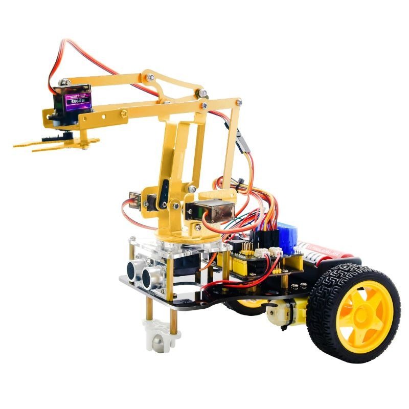 Keyestudio KS0520 4DOF Mechanical Arm Robot Car Kit – Arduino Compatib ...