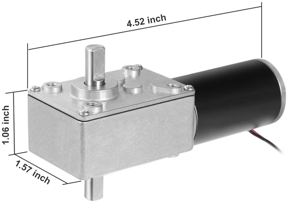 DC 24v Worm Geared Motor – Voltaat