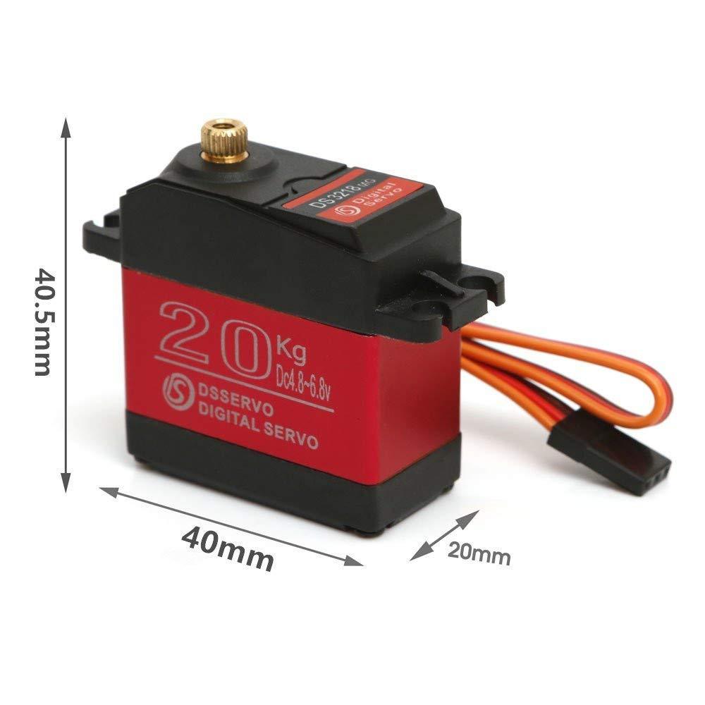 DS3218 Pro-270 Metal Gear Servo – 20kg·cm High Torque – Voltaat