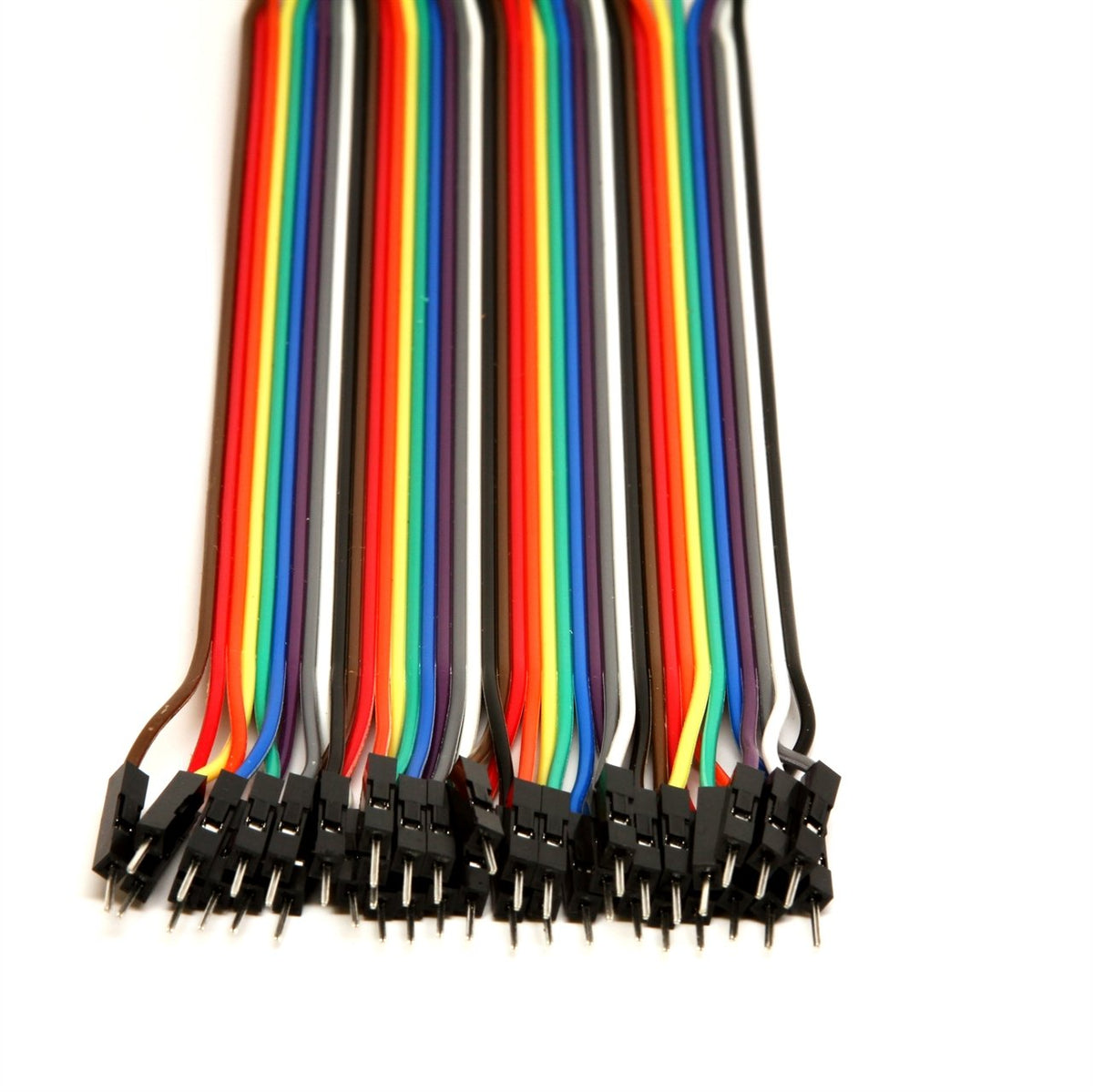Medium jumper Wires - Male to Male (40 Pack) – Voltaat