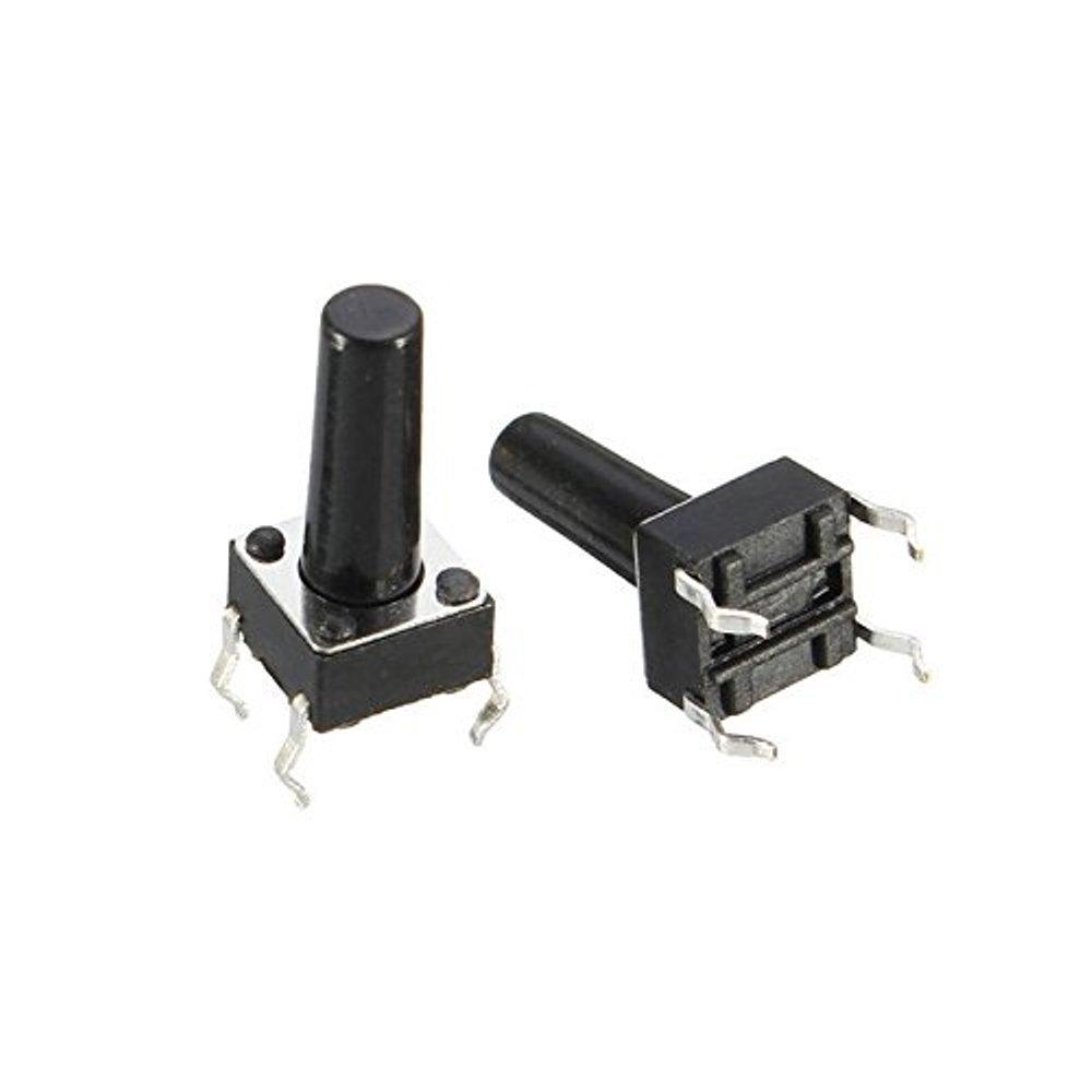 Long Head Momentary Push button Switch - 6mm (5 pack) – Voltaat