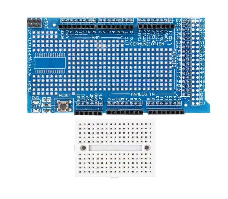 Arduino Mega prototype Shield – Voltaat