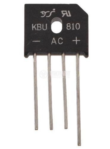 Single Phase Full Wave Rectifier (KBU810) – Voltaat