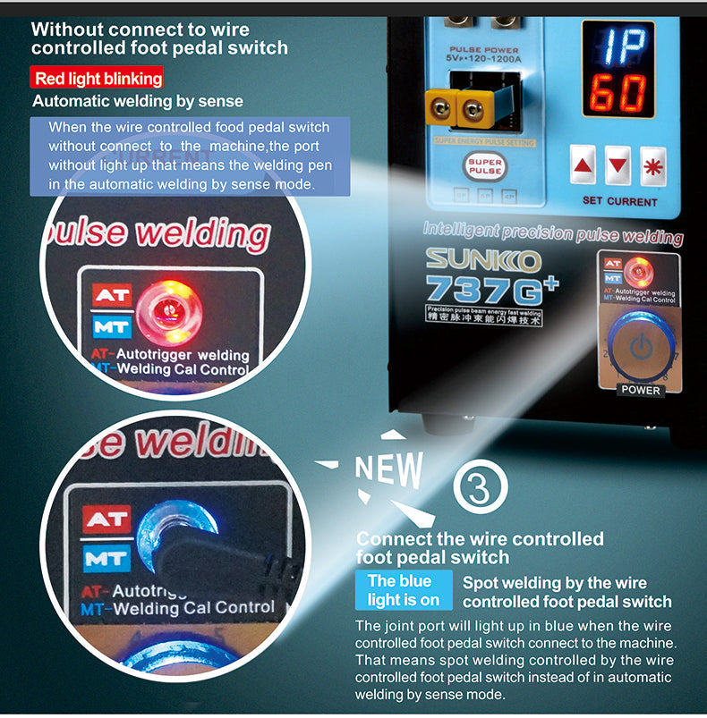 Clearance Sale: SUNKKO 737G+ Battery Spot Welder – Voltaat