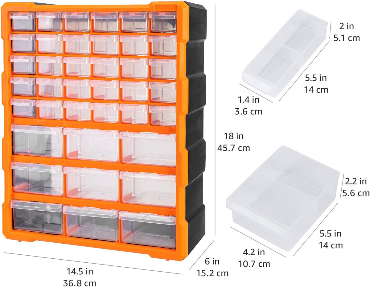 Wall Mount Cabinet Organizer (39 drawers) – Voltaat